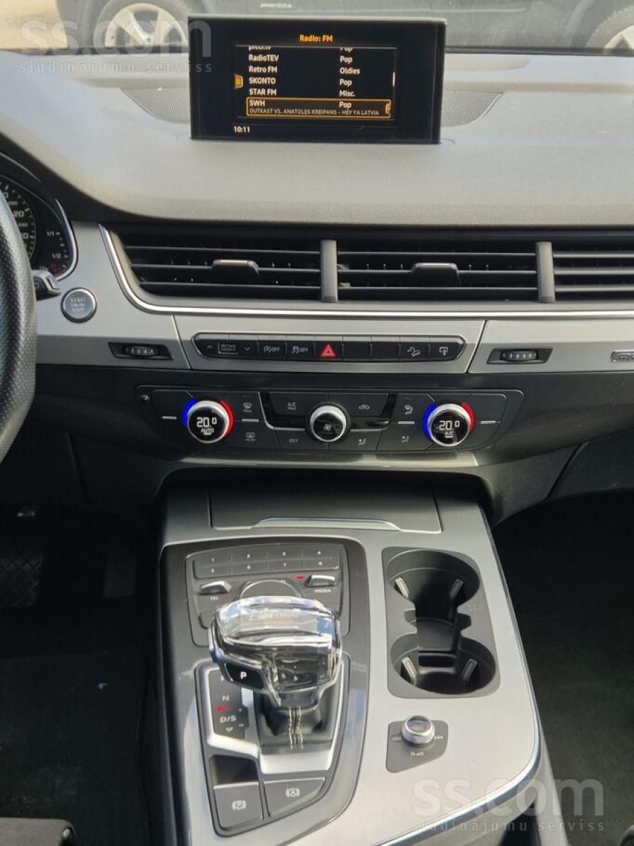 Black Audi Q7 2015 in Riga, with an engine capacity of 3.00 L and mileage of 157 thousand km for 17990 €, photo 13 on AUTOMOTO.COM.LV