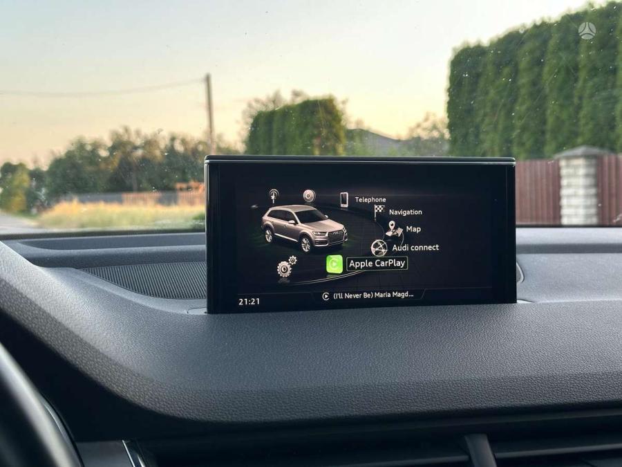 Black Audi Q7 2015 in Vilnius, with an engine capacity of 2.97 L and mileage of 190 thousand km for 24999 €, photo 37 on AUTOMOTO.COM.LV
