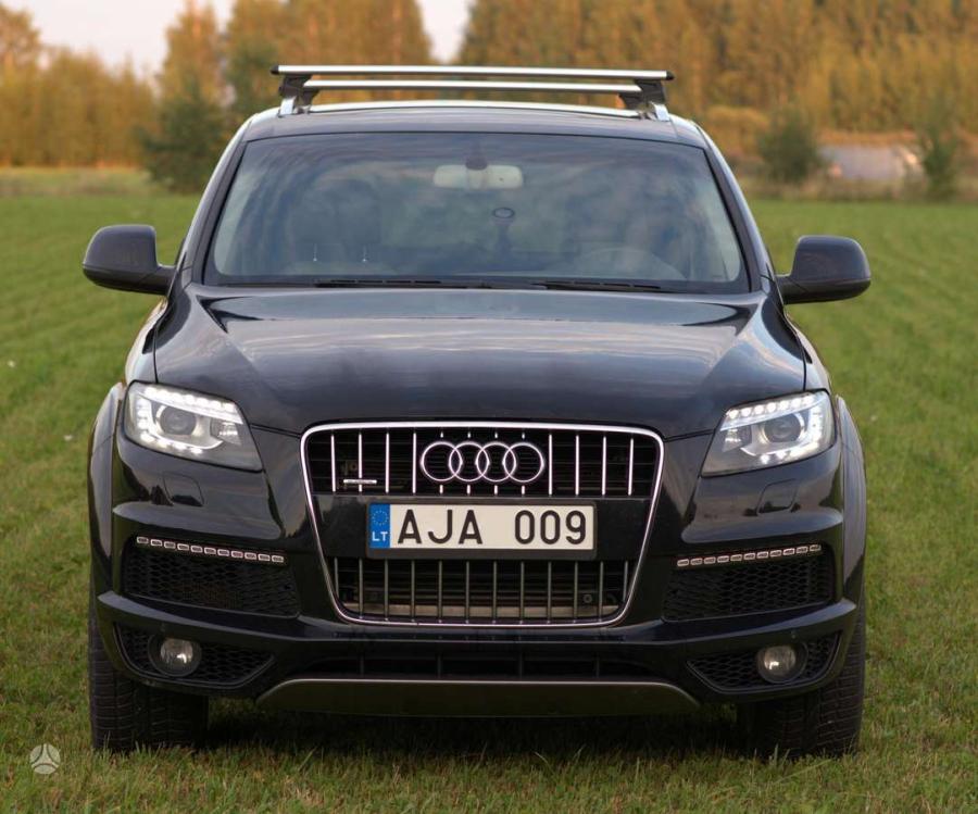 Melns Audi Q7 2015 Klaipėda, ar dzinēja tilpumu 3.00 L un nobraukumu 150 tūkst. km par 11500 €, foto 3 vietnē AUTOMOTO.COM.LV