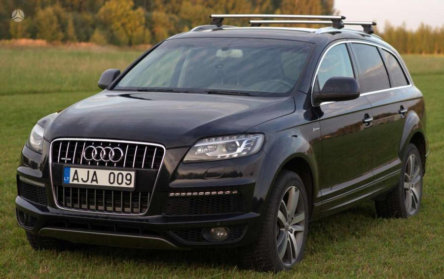 Melns Audi Q7 2015 Klaipėda, ar dzinēja tilpumu 3.00 L un nobraukumu 150 tūkst. km par 11500 €, foto 4 vietnē AUTOMOTO.COM.LV