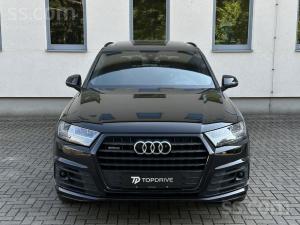 Black Audi Q7 2015 in Jelgava, with an engine capacity of 3.00 L and mileage of 233 thousand km for 24900 €, photo 3 on AUTOMOTO.COM.LV