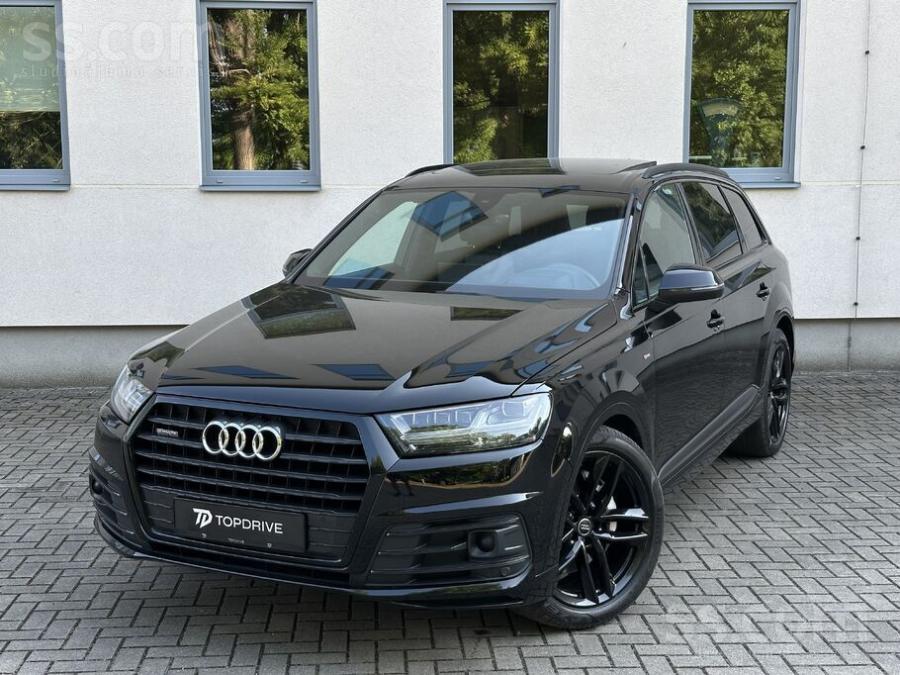 Black Audi Q7 2015 in Jelgava, with an engine capacity of 3.00 L and mileage of 233 thousand km for 24900 €, photo 4 on AUTOMOTO.COM.LV