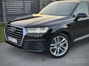 Black Audi Q7 2015 in Jelgava, with an engine capacity of 3.00 L and mileage of 219 thousand km for 21500 €, photo 3 on AUTOMOTO.COM.LV