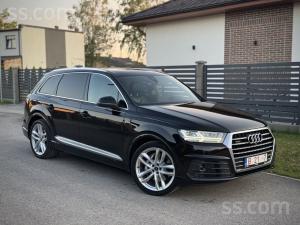 Black Audi Q7 2015 in Jelgava, with an engine capacity of 3.00 L and mileage of 219 thousand km for 21500 €, photo 7 on AUTOMOTO.COM.LV