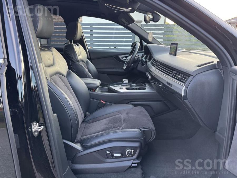 Black Audi Q7 2015 in Jelgava, with an engine capacity of 3.00 L and mileage of 219 thousand km for 21500 €, photo 14 on AUTOMOTO.COM.LV