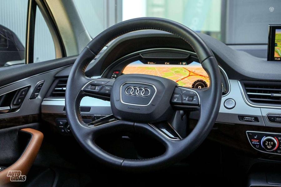 Black Audi Q7 2015 in Kaunas, with an engine capacity of 3.00 L and mileage of 239 thousand km for 22950 €, photo 20 on AUTOMOTO.COM.LV