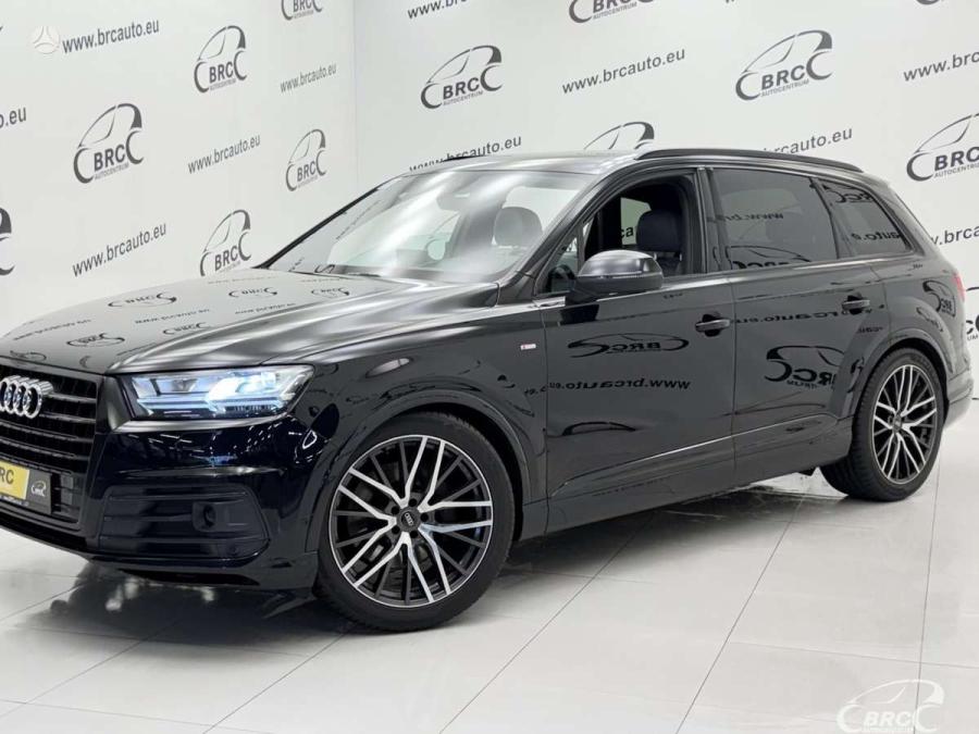 Черный Ауди Ку 7 2015 в Вильнюс, объемом двигателя 2.97 л и пробегом 225 тыс. км за 20900 €, фото 1 на AUTOMOTO.COM.LV