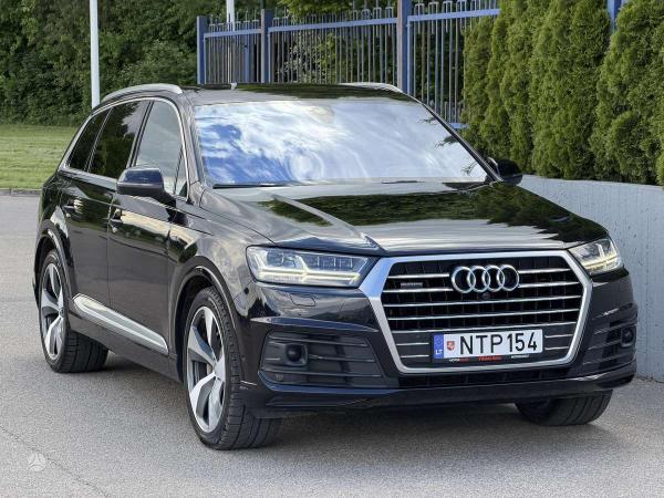 Melns Audi Q7 2015 Viļņa, ar dzinēja tilpumu 2.97 L un nobraukumu 290 tūkst. km par 24000 €, foto 5 vietnē AUTOMOTO.COM.LV