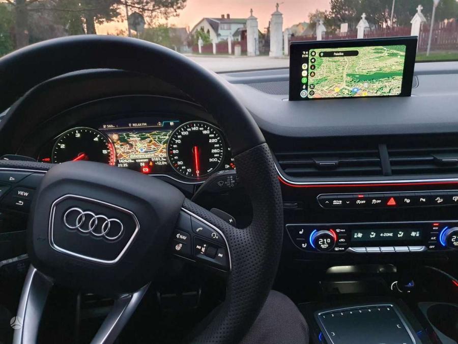 Black Audi Q7 2015 in Silale, with an engine capacity of 2.97 L and mileage of 143 thousand km for 23000 €, photo 13 on AUTOMOTO.COM.LV