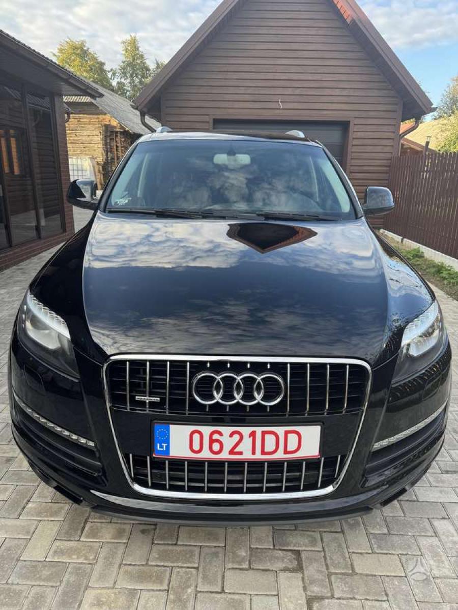 Melns Audi Q7 2015 Viļņa, ar dzinēja tilpumu 2.97 L un nobraukumu 234 tūkst. km par 15700 €, foto 1 vietnē AUTOMOTO.COM.LV