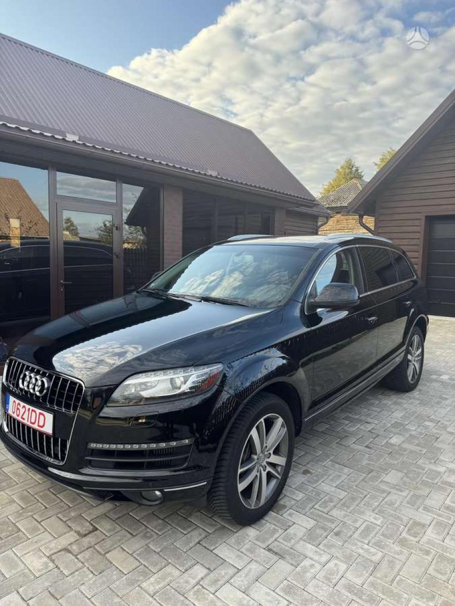 Melns Audi Q7 2015 Viļņa, ar dzinēja tilpumu 2.97 L un nobraukumu 234 tūkst. km par 15700 €, foto 3 vietnē AUTOMOTO.COM.LV