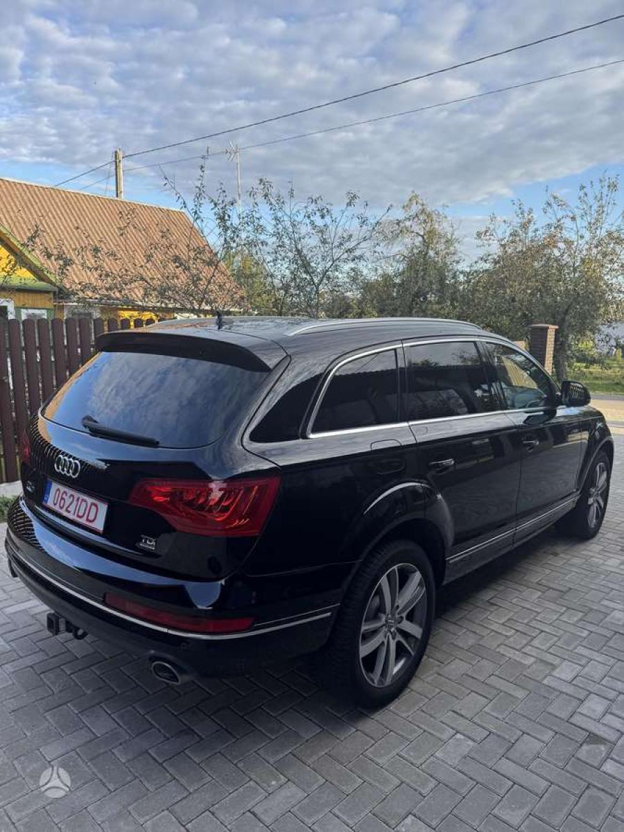Melns Audi Q7 2015 Viļņa, ar dzinēja tilpumu 2.97 L un nobraukumu 234 tūkst. km par 15700 €, foto 5 vietnē AUTOMOTO.COM.LV