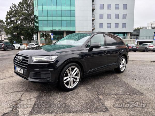 Black Audi Q7 2015 in Tallinn, with an engine capacity of 3.00 L and mileage of 297 thousand km for 18900 €, photo 3 on AUTOMOTO.COM.LV