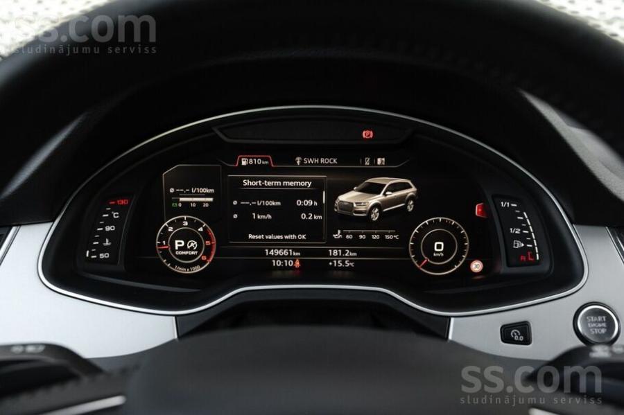 Melns Audi Q7 2015 Rīga, ar dzinēja tilpumu 3.00 L un nobraukumu 150 tūkst. km par 26800 €, foto 20 vietnē AUTOMOTO.COM.LV