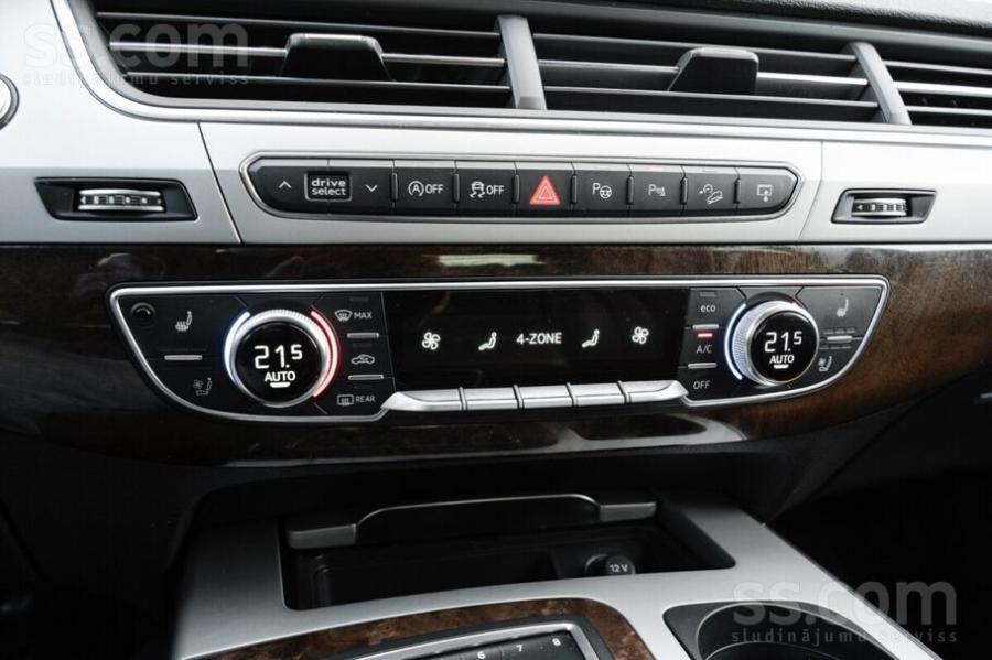Melns Audi Q7 2015 Rīga, ar dzinēja tilpumu 3.00 L un nobraukumu 150 tūkst. km par 26800 €, foto 26 vietnē AUTOMOTO.COM.LV