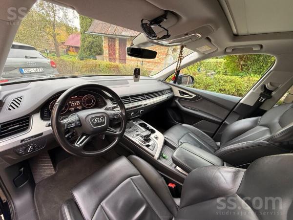 Black Audi Q7 2015 in Jelgava, with an engine capacity of 3.00 L and mileage of 238 thousand km for 24750 €, photo 7 on AUTOMOTO.COM.LV