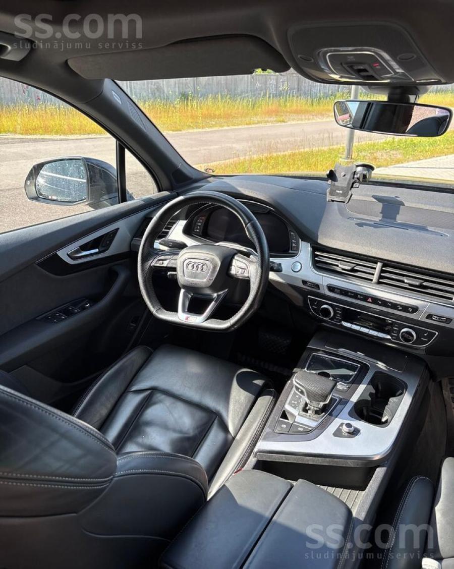 Melns Audi Q7 2016 Rīga, ar dzinēja tilpumu 3.00 L un nobraukumu 301 tūkst. km par 21350 €, foto 9 vietnē AUTOMOTO.COM.LV