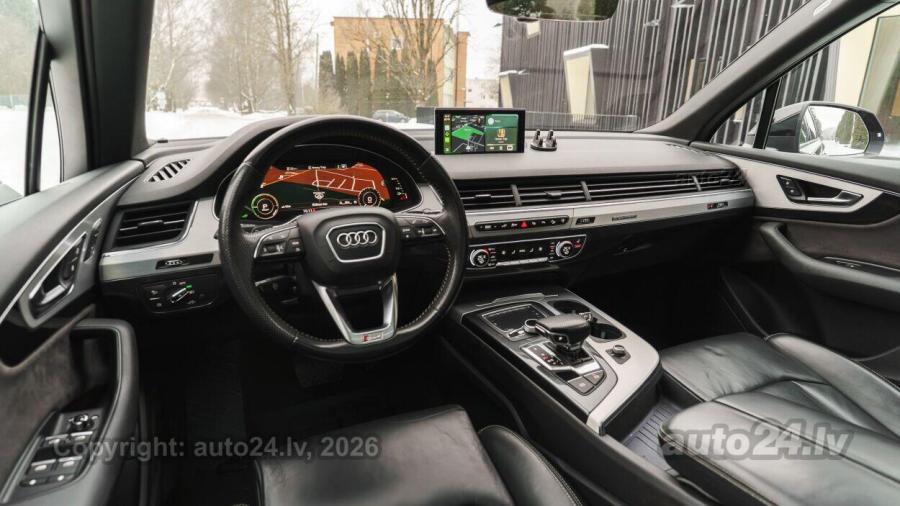 Black Audi Q7 2016 in Tartu, with an engine capacity of 3.00 L and mileage of 219 thousand km for 29999 €, photo 8 on AUTOMOTO.COM.LV