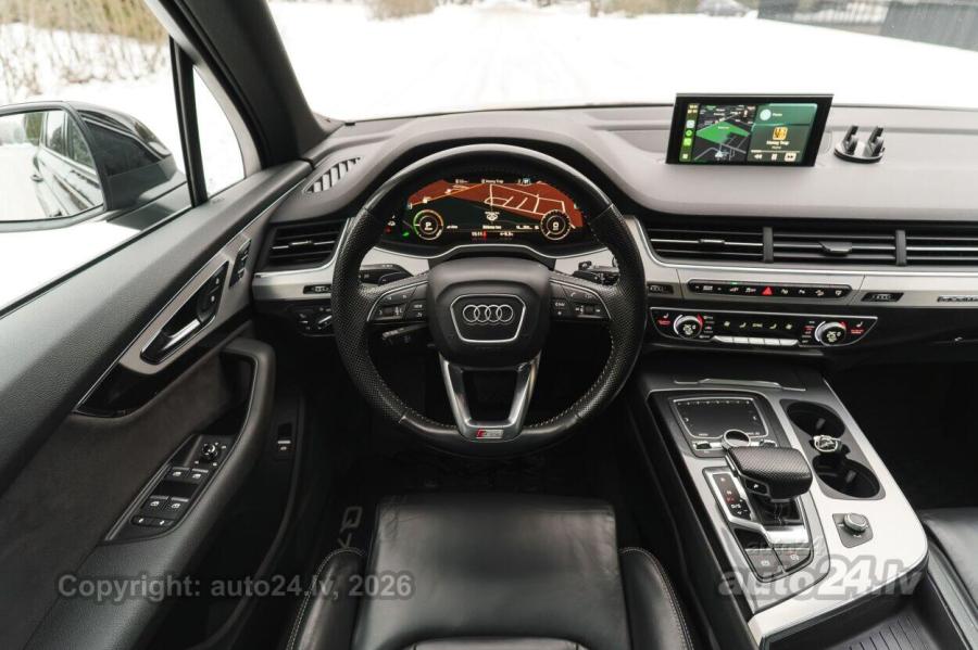 Black Audi Q7 2016 in Tartu, with an engine capacity of 3.00 L and mileage of 219 thousand km for 29999 €, photo 9 on AUTOMOTO.COM.LV