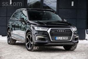 Black Audi Q7 2016 in Riga, with an engine capacity of 3.00 L and mileage of 235 thousand km for 29900 €, photo 4 on AUTOMOTO.COM.LV