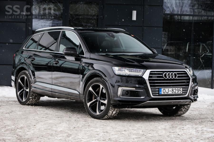 Black Audi Q7 2016 in Riga, with an engine capacity of 3.00 L and mileage of 235 thousand km for 29900 €, photo 5 on AUTOMOTO.COM.LV