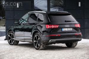 Black Audi Q7 2016 in Riga, with an engine capacity of 3.00 L and mileage of 235 thousand km for 29900 €, photo 7 on AUTOMOTO.COM.LV