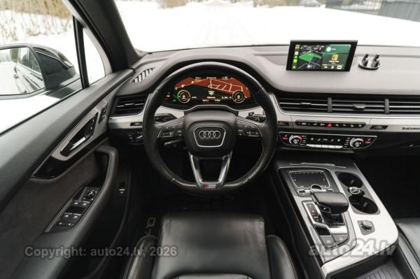 Black Audi Q7 2016 in Tartu, with an engine capacity of 3.00 L and mileage of 219 thousand km for 24990 €, photo 8 on AUTOMOTO.COM.LV