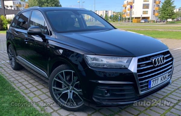 Black Audi Q7 2016 in Tallinn, with an engine capacity of 3.00 L and mileage of 279 thousand km for 23900 €, photo 1 on AUTOMOTO.COM.LV