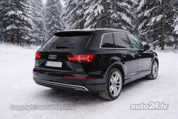 Black Audi Q7 2016 in Tartu, with an engine capacity of 3.00 L and mileage of 219 thousand km for 23999 €, photo 4 on AUTOMOTO.COM.LV