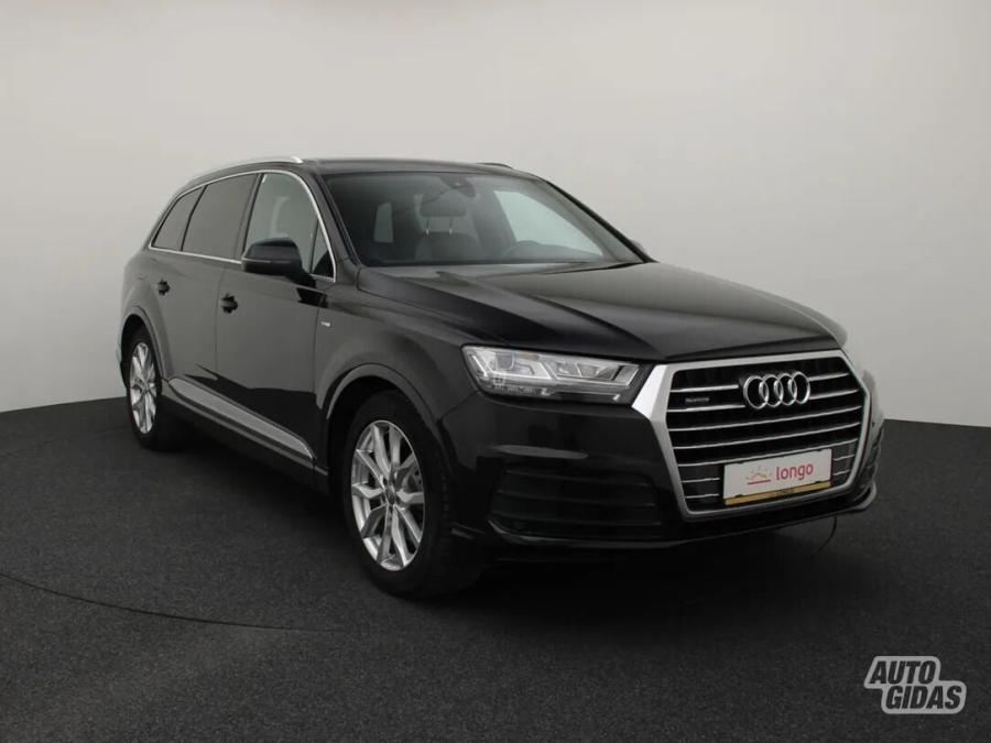 Black Audi Q7 2016 in Vilnius, with an engine capacity of 3.00 L and mileage of 233 thousand km for 25499 €, photo 11 on AUTOMOTO.COM.LV