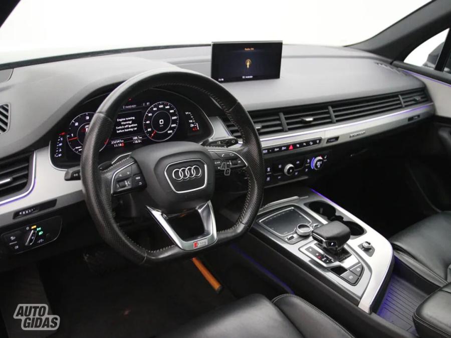 Black Audi Q7 2016 in Vilnius, with an engine capacity of 3.00 L and mileage of 233 thousand km for 25499 €, photo 18 on AUTOMOTO.COM.LV