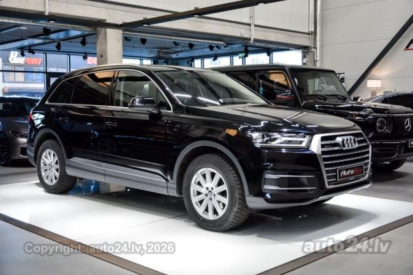 Black Audi Q7 2016 in Tallinn, with an engine capacity of 3.00 L and mileage of 91 thousand km for 26900 €, photo 1 on AUTOMOTO.COM.LV