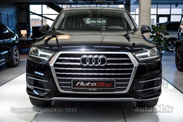Black Audi Q7 2016 in Tallinn, with an engine capacity of 3.00 L and mileage of 91 thousand km for 26900 €, photo 5 on AUTOMOTO.COM.LV