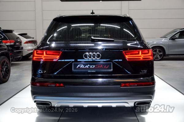 Black Audi Q7 2016 in Tallinn, with an engine capacity of 3.00 L and mileage of 91 thousand km for 26900 €, photo 7 on AUTOMOTO.COM.LV