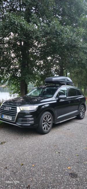 Melns Audi Q7 2016 Pērnava, ar dzinēja tilpumu 3.00 L un nobraukumu 320 tūkst. km par 24000 €, foto  vietnē AUTOMOTO.COM.LV