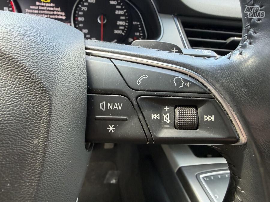 Black Audi Q7 2016 in Panevezys, with an engine capacity of 3.00 L and mileage of 439 thousand km for 15500 €, photo 22 on AUTOMOTO.COM.LV