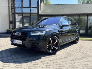 Black Audi Q7 2016 in Tukums, with an engine capacity of 4.00 L and mileage of 176 thousand km for 34900 €, photo  on AUTOMOTO.COM.LV