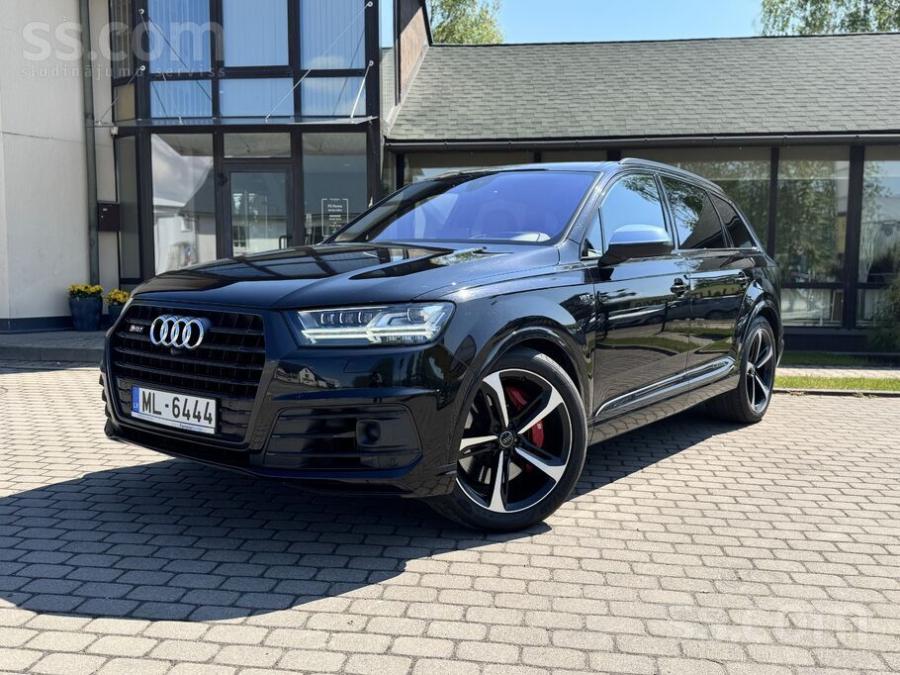 Melns Audi Q7 2016 Tukums, ar dzinēja tilpumu 4.00 L un nobraukumu 176 tūkst. km par 34900 €, foto 1 vietnē AUTOMOTO.COM.LV