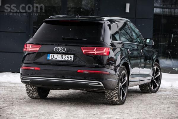 Melns Audi Q7 2016 Rīga, ar dzinēja tilpumu 3.00 L un nobraukumu 235 tūkst. km par 26999 €, foto 9 vietnē AUTOMOTO.COM.LV