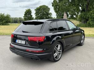 Black Audi Q7 2016 in Riga, with an engine capacity of 3.00 L and mileage of 0 thousand km for 19990 €, photo 6 on AUTOMOTO.COM.LV
