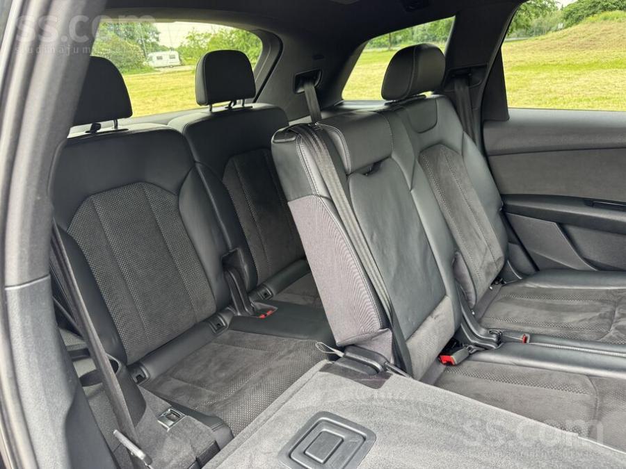 Black Audi Q7 2016 in Riga, with an engine capacity of 3.00 L and mileage of 0 thousand km for 19990 €, photo 14 on AUTOMOTO.COM.LV
