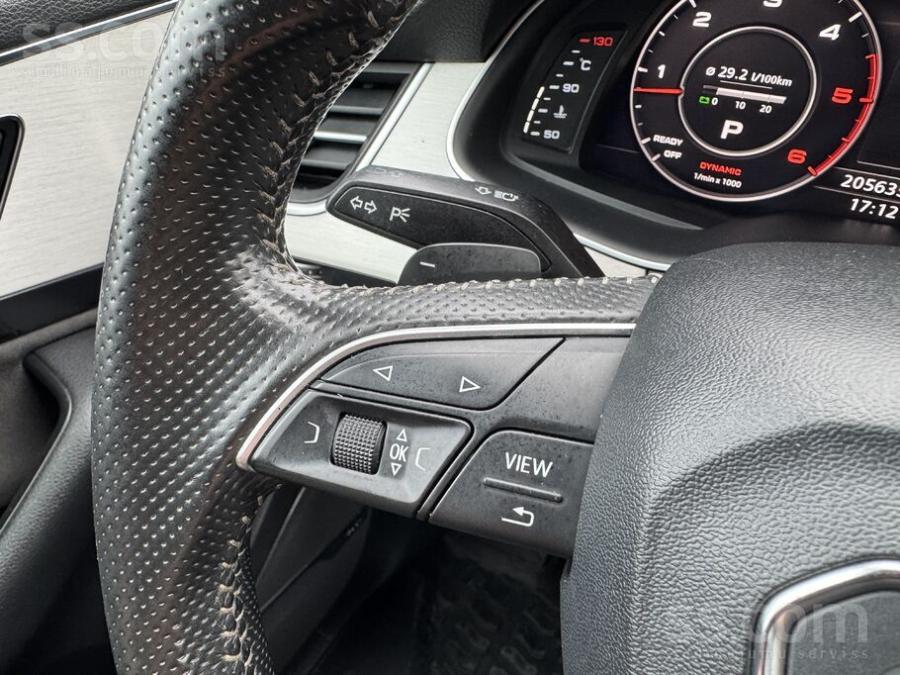 Black Audi Q7 2016 in Riga, with an engine capacity of 3.00 L and mileage of 0 thousand km for 19990 €, photo 19 on AUTOMOTO.COM.LV