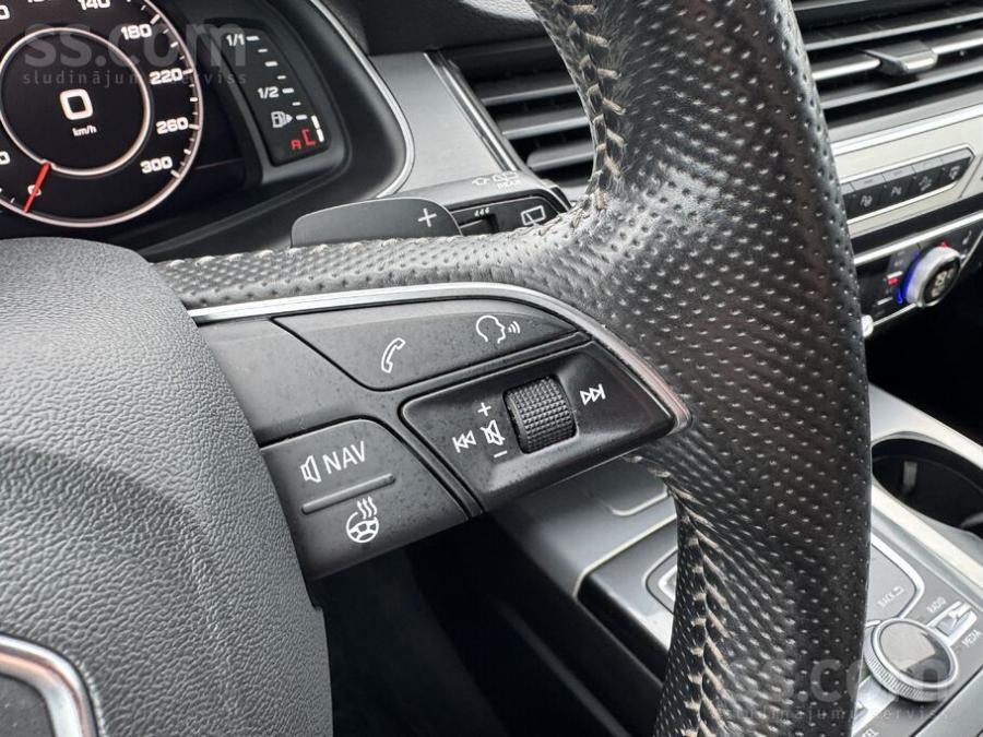 Black Audi Q7 2016 in Riga, with an engine capacity of 3.00 L and mileage of 0 thousand km for 19990 €, photo 21 on AUTOMOTO.COM.LV