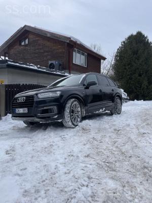 Black Audi Q7 2016 in Ogre, with an engine capacity of 3.00 L and mileage of 301 thousand km for 23000 €, photo  on AUTOMOTO.COM.LV