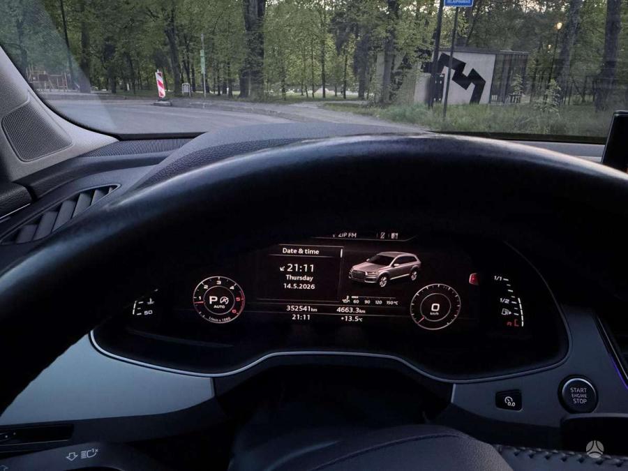 Черный Ауди Ку 7 2016 в Вильнюс, объемом двигателя 2.97 л и пробегом 350 тыс. км за 18400 €, фото 10 на AUTOMOTO.COM.LV