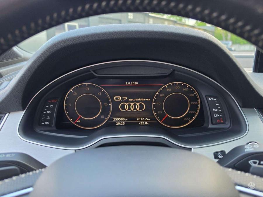 Melns Audi Q7 2016 Šauļi, ar dzinēja tilpumu 2.97 L un nobraukumu 259 tūkst. km par 23200 €, foto 22 vietnē AUTOMOTO.COM.LV
