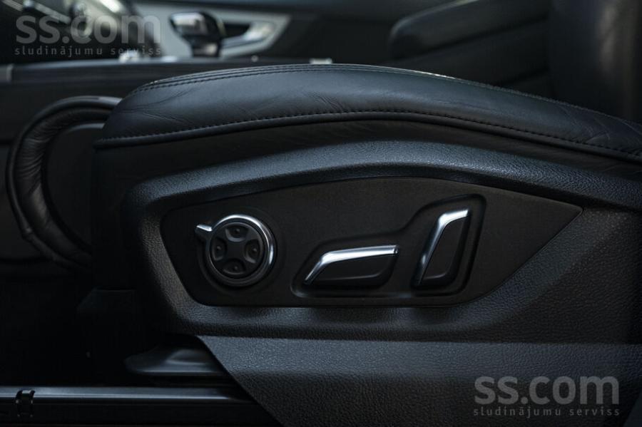 Black Audi Q7 2016 in Riga, with an engine capacity of 3.00 L and mileage of 255 thousand km for 29900 €, photo 16 on AUTOMOTO.COM.LV
