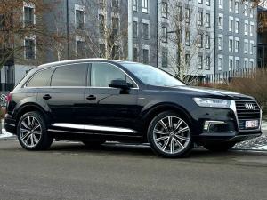 Black Audi Q7 2016 in Riga, with an engine capacity of 3.00 L and mileage of 261 thousand km for 23200 €, photo 5 on AUTOMOTO.COM.LV