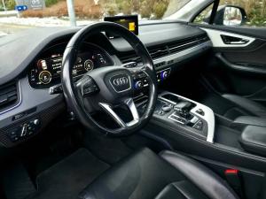 Black Audi Q7 2016 in Riga, with an engine capacity of 3.00 L and mileage of 261 thousand km for 23200 €, photo 12 on AUTOMOTO.COM.LV