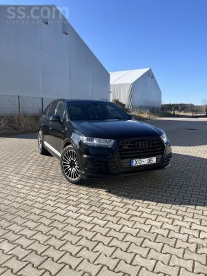 Melns Audi Q7 2016 Balvi, ar dzinēja tilpumu 3.00 L un nobraukumu 300 tūkst. km par 23000 €, foto  vietnē AUTOMOTO.COM.LV